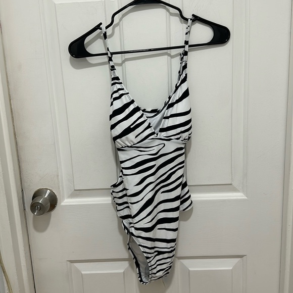 Cupshe | Swim | Nwt Cupshe Zebra Print Swim Suit | Poshmark